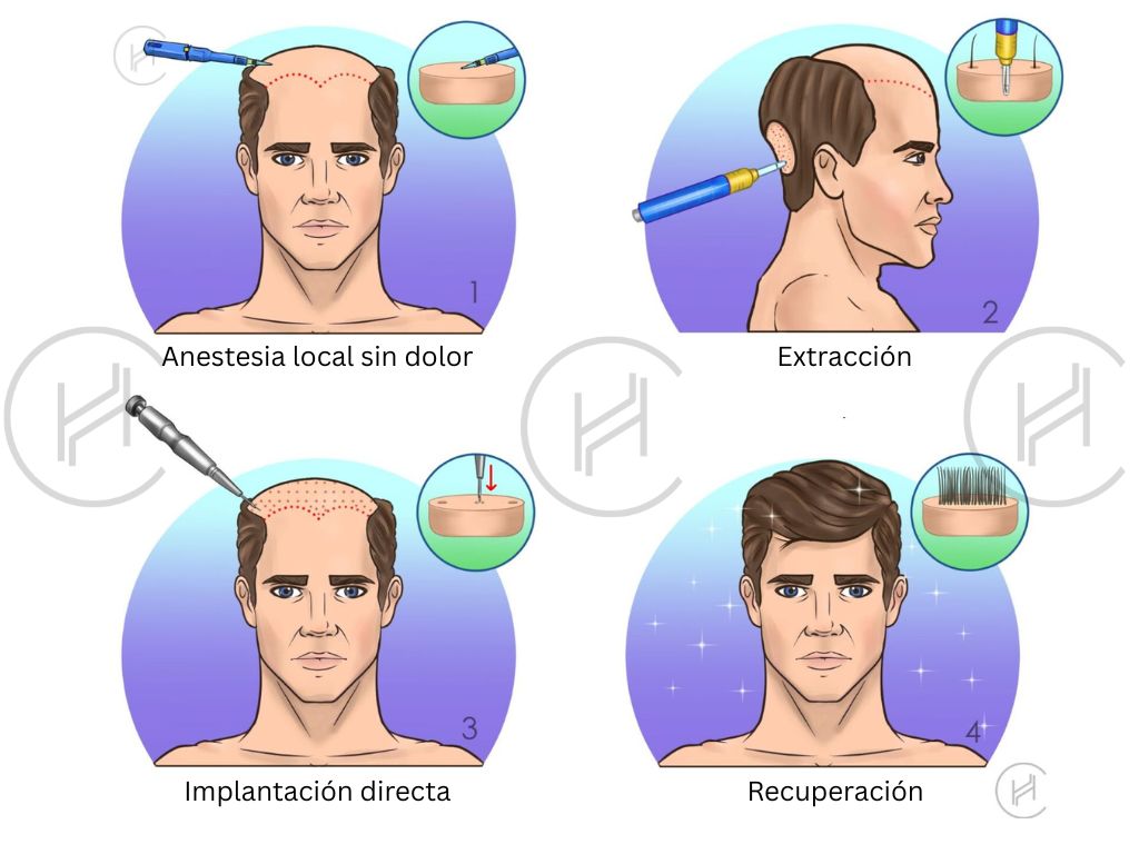 Trasplante capilar 2500 folículos - Antes y Después - Heva Clinic Turquía